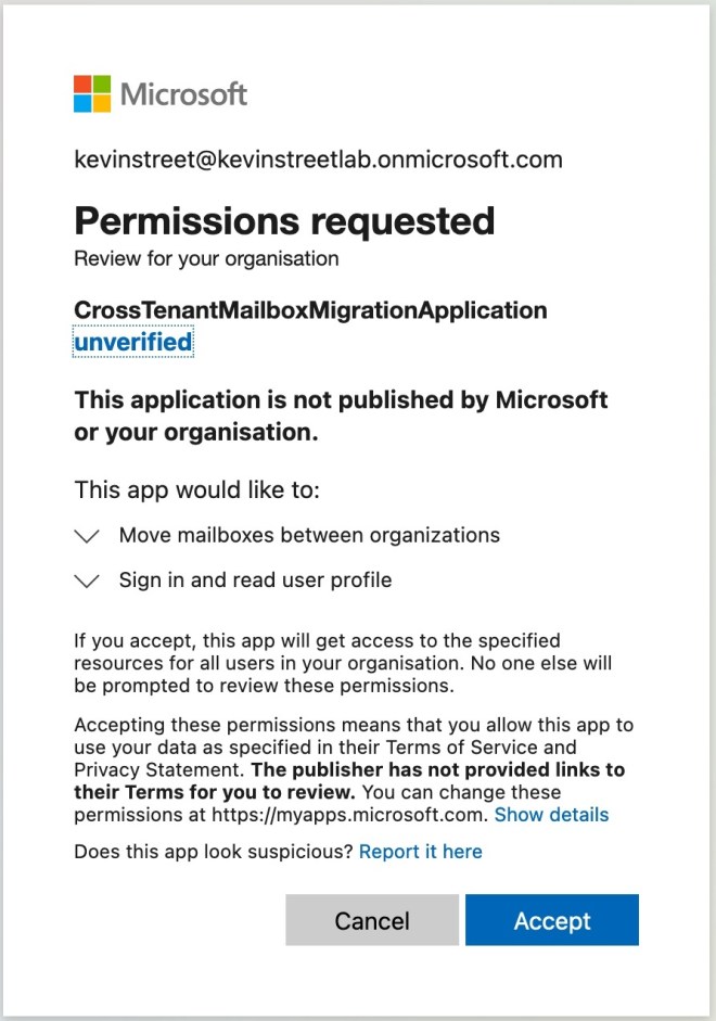 Hands on with Office 365 Cross-tenant mailbox migration (preview ...